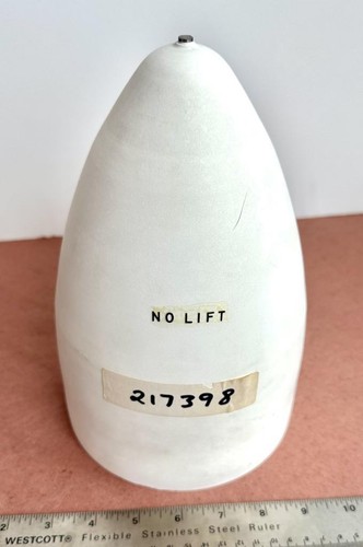 Reduced Price! Ceramic Missile Radome and Mounting Ring | eBay