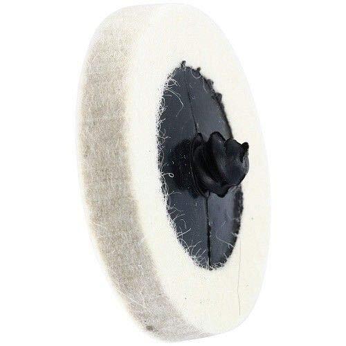 Rocaris 10 Pcs 2 in Disc Buffing Polishing Wheel Pads Compressed Wool ...