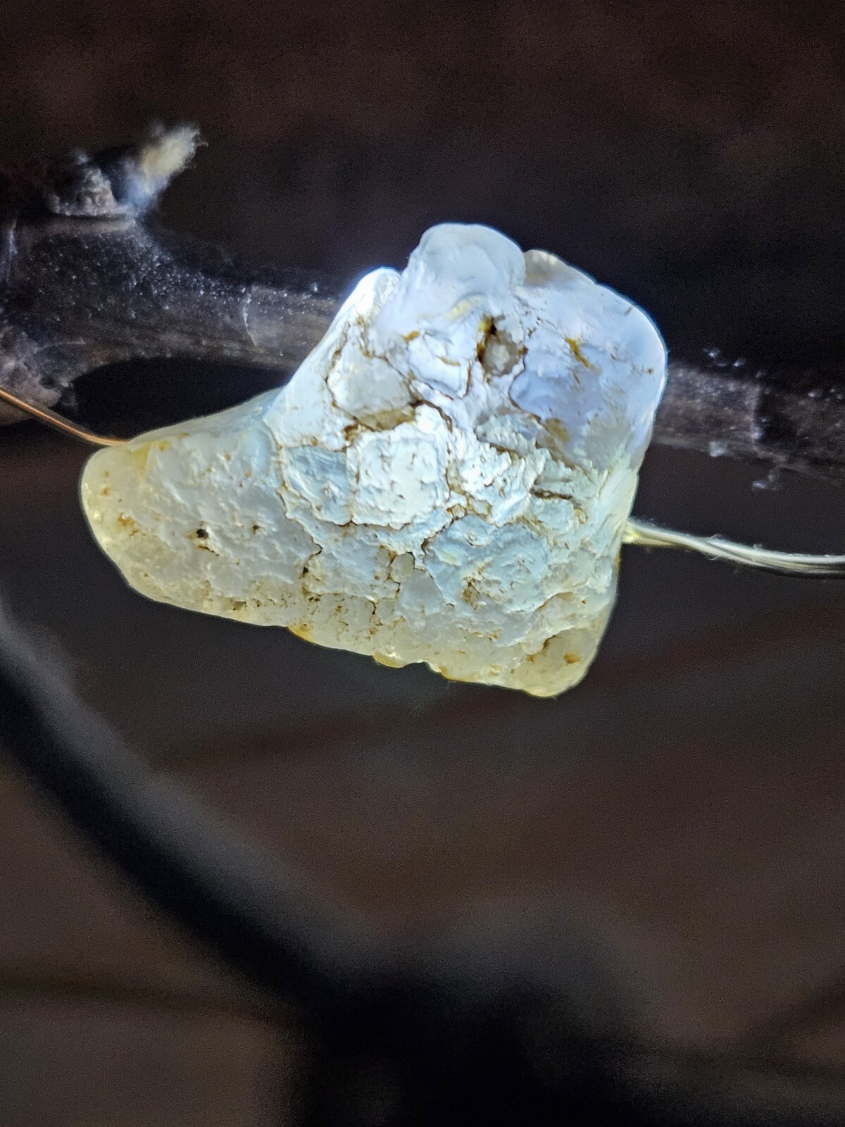 Crystal LED Fairy Lights Real Handpicked Handmade Battery Operated ...