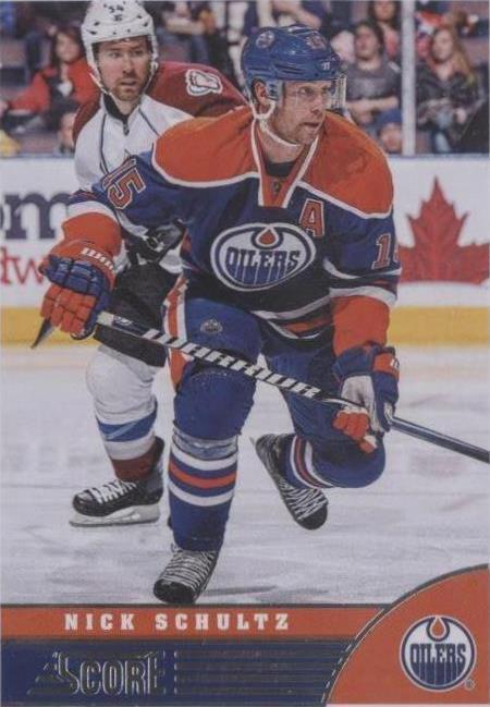 2013-14 Score - Nick Schultz #190 Red Back for sale online | eBay