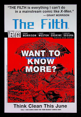 The Filth DC Vertigo Comics 2002 Trade Print Magazine Ad Poster ADVERT ...