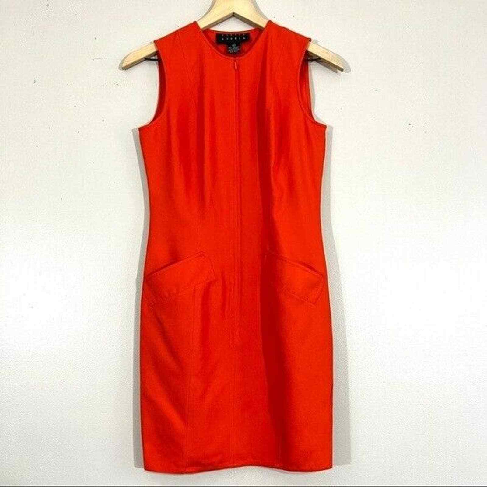 Vintage Finity Studio Mini Silk Cotton Orange Dress S… - Gem