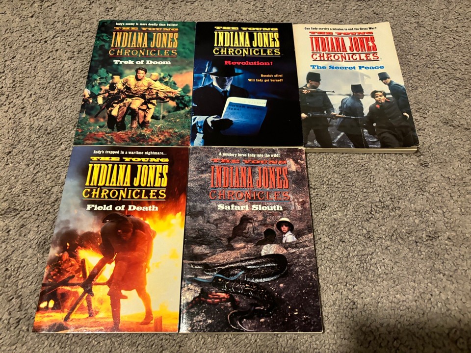 Indiana Jones EXPANDED ADVENTURES Canon & Legends VINTAGE NOVEL BOOK ...