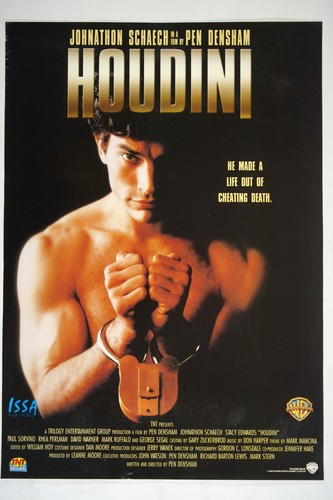 BELIEVE - THE HOUDINI STORY Original INT HV movie poster 1998 JOHNATHON ...