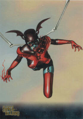 DC Comics Super-Villains Gold Foil Base Parallel Chase Card 11 Bleez | eBay