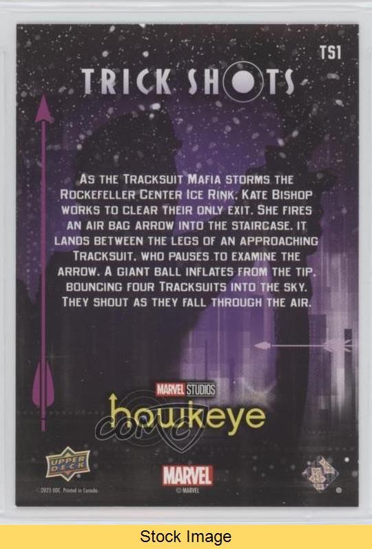 2023 Marvel Studios Hawkeye Trick Shots Red Kate Bishop Clint Barton ...