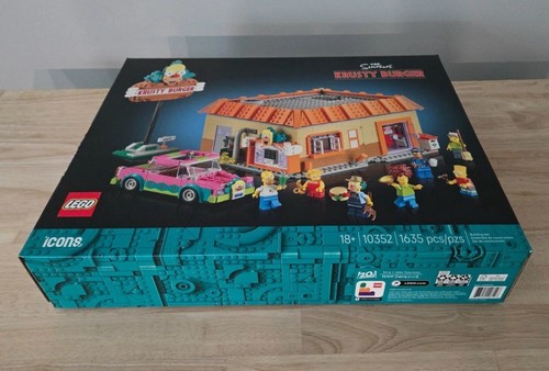 Lego 10352 ICONS The Simpsons Krusty Burger 1635 pcs Sealed In Box ...