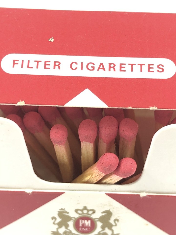 Marlboro Box Mini Red Matches Stick 1996 Collectible Novelty Philip ...