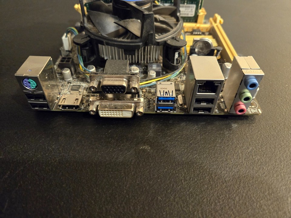 Asus H81i-Plus Mini ITX Motheboard w/Intel i5-4570s, 8GB Memory ...