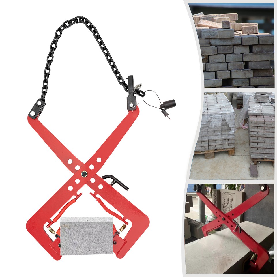 325kg/716.5lbs Lifting Clamp Pallet Puller Clamp Vertical Steel Plate ...