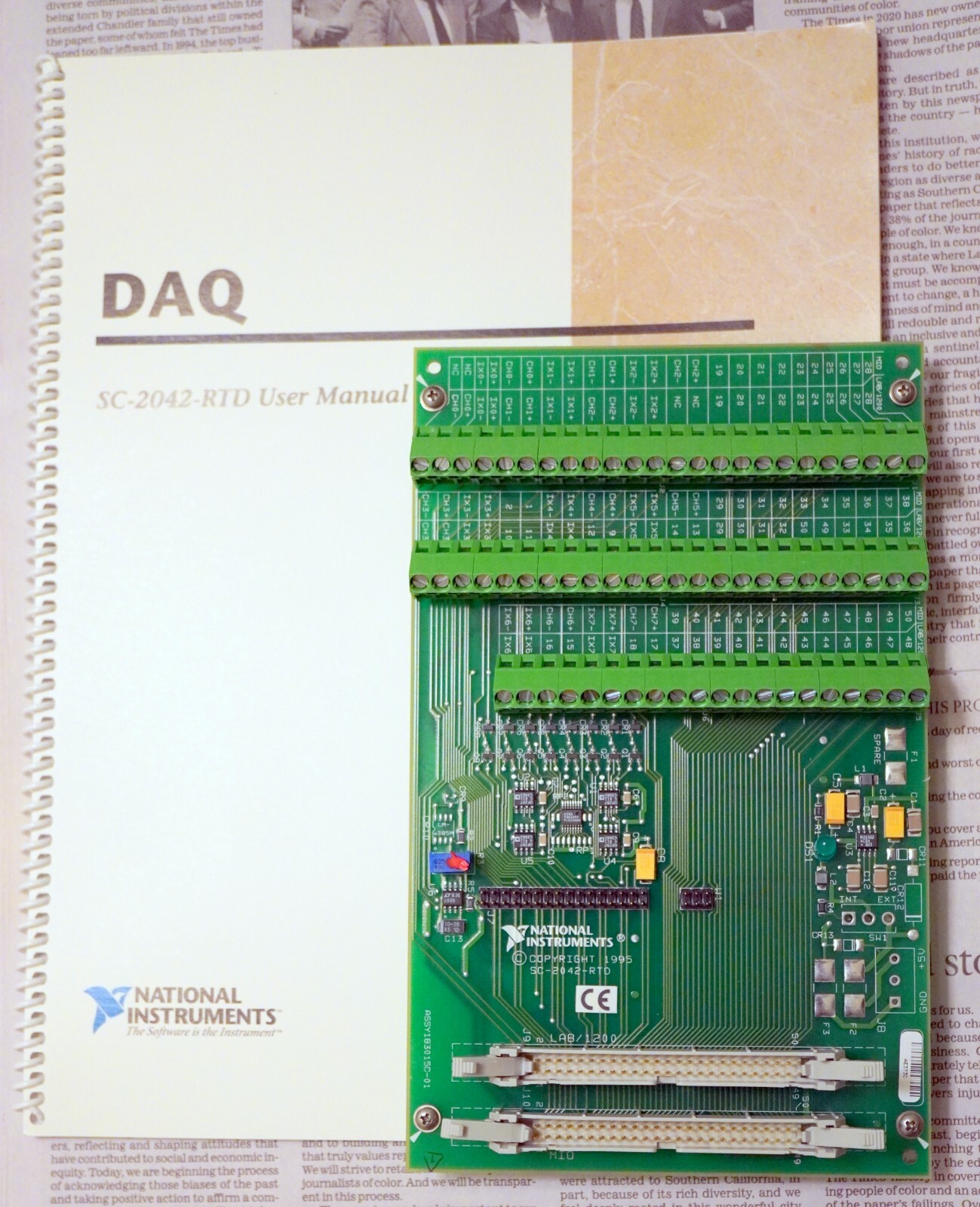 National Instruments Sc-2042-rtd Eight-channel RTD Signal Conditioning ...