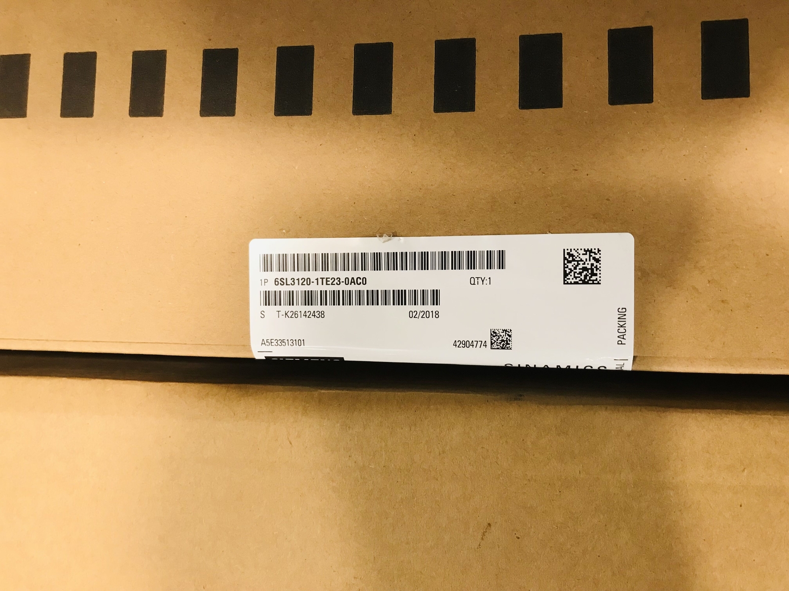 New Siemens 6SL3120-1TE23-0AC0 SINAMICS S120 SINGLE MOTOR MODULE In ...