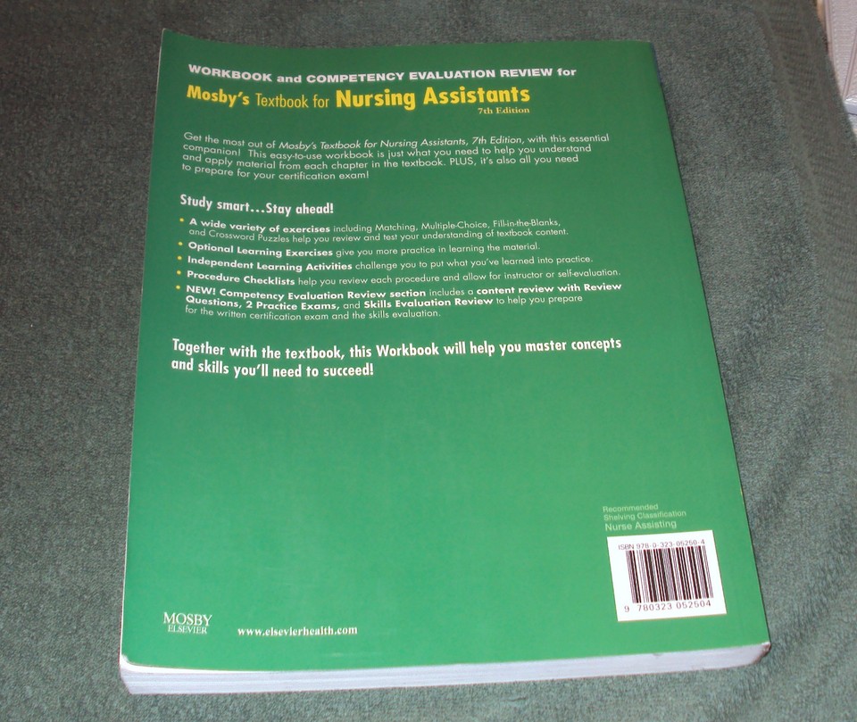 Workbook and Competency Evaluation Review for Mosby's Textbook for ...
