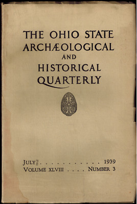 1939 Ohio State Archaeological Historical Qrtly Pioneer Physicians ...