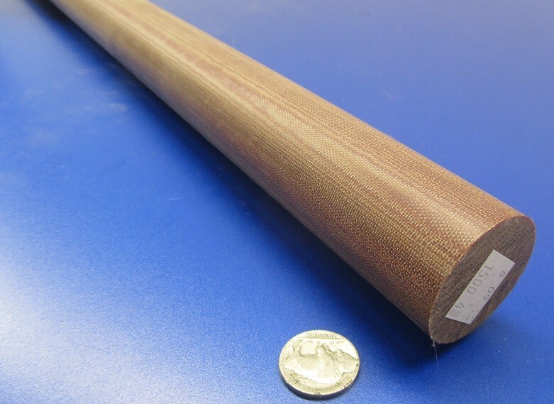 Phenolic Micarta CE Canvas Rods 1.50 (1 1/2") Diameter x 48" Long | eBay
