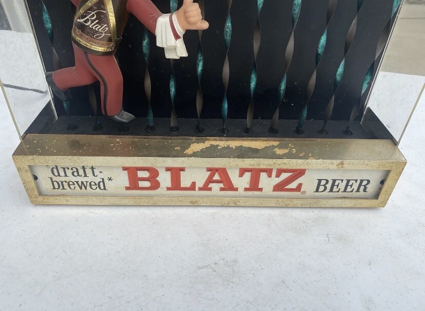 RARE VINTAGE 1960'S BLATZ BEER MOTION SIGN. MID CENTURY, BAR🔥🔥🔥 | eBay