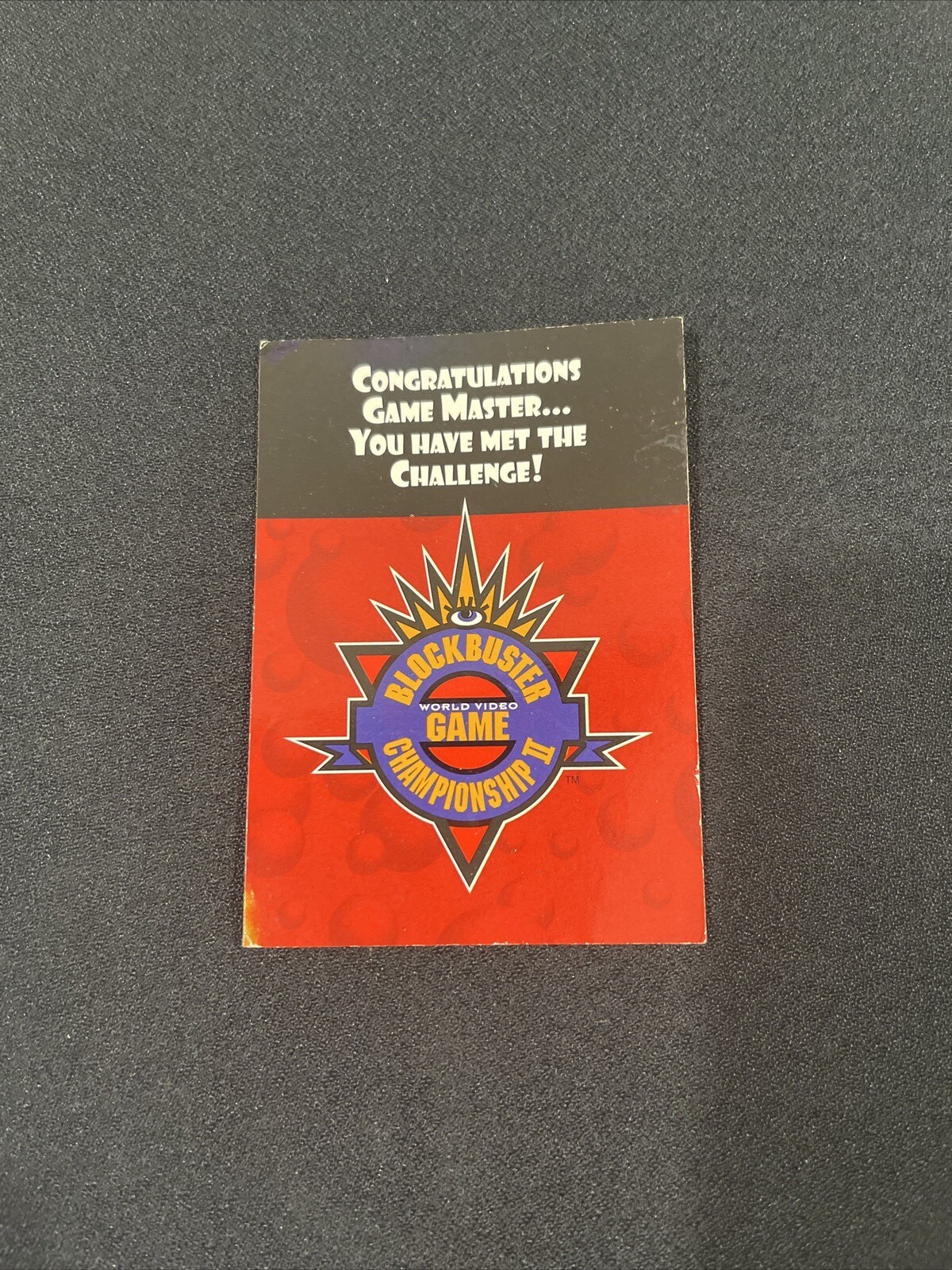 🐶Blockbuster World Video Game Championship II 1995 Card Nintendo | eBay