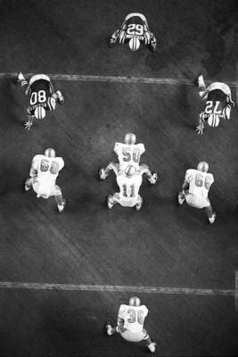 Aerial View Of Houston Oilers Qb Pete Beathard Football Nfl 1968 OLD ...