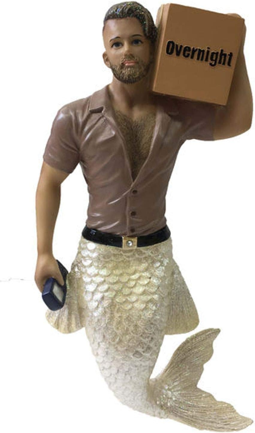 Big Package Merman Christmas Ornament 5555105 New | eBay