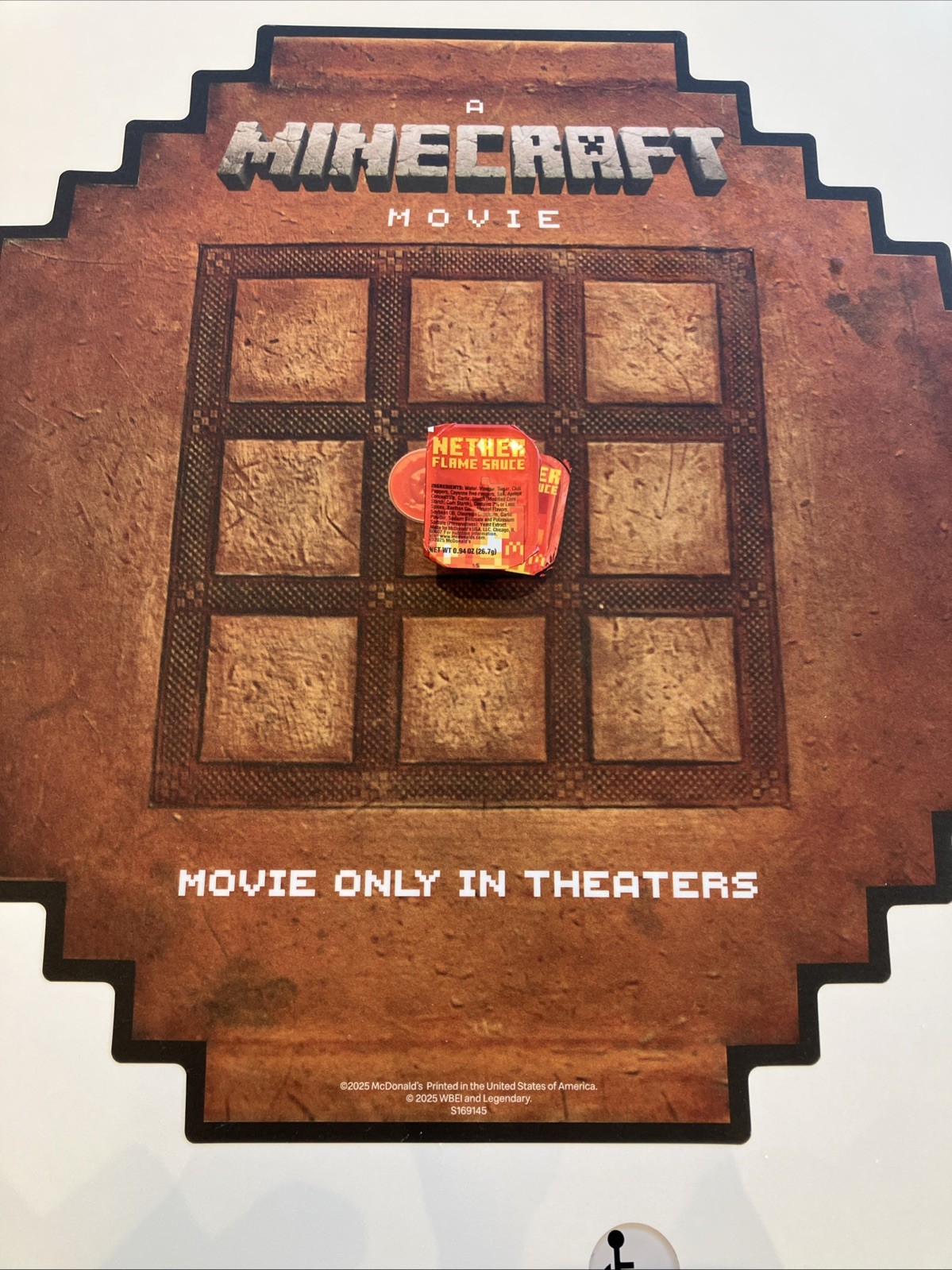 McDonald’s “A Minecraft Movie” Nether Flame Sauce Unopened Brand New ...