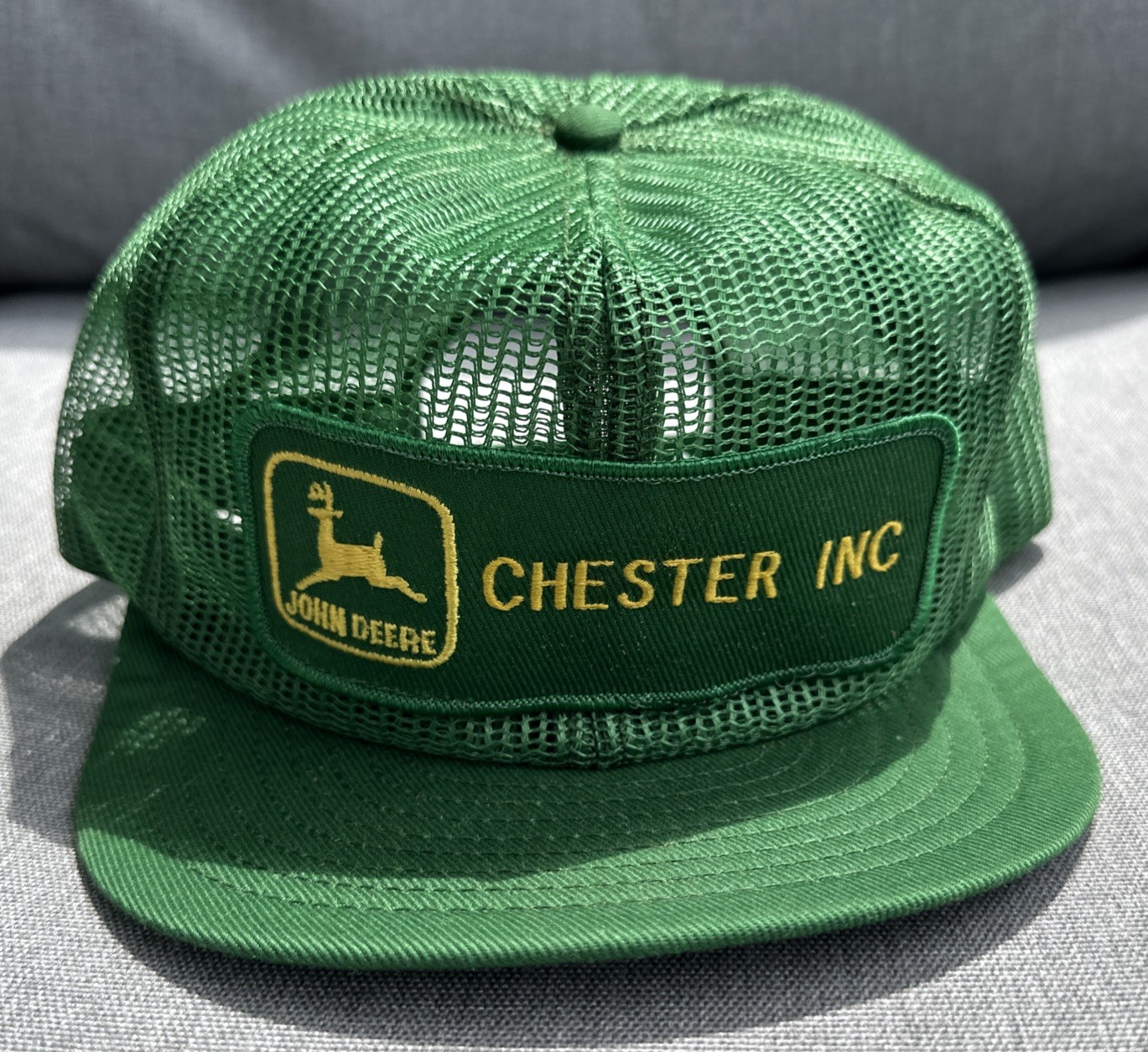 Vintage John Deere Full Mesh Trucker Hat SnapBack Lo… - Gem