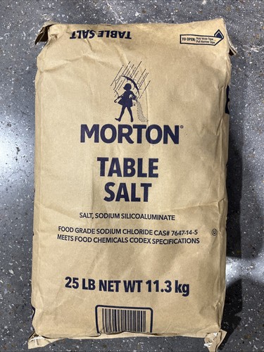 Hi-Grade Iodized Salt Granulated Salt 25 Lb - BULK MORTON table Salt | eBay