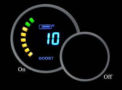 Prosport-Digital ELECTRIC BOOST GAUGE 2 1/16" 52mm NEW with sender | eBay