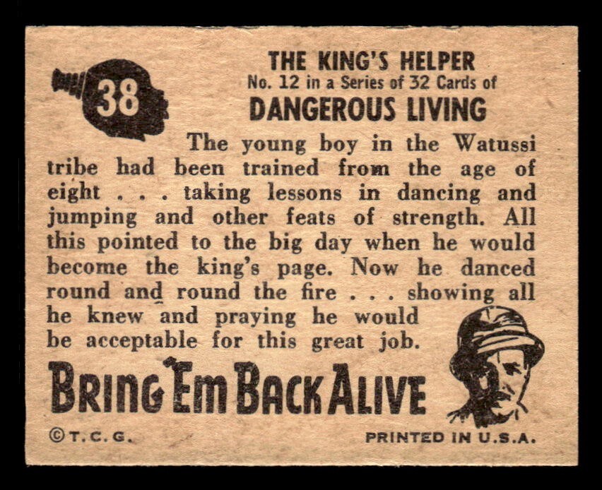 1950 Topps Bring Em Back Alive #38 The Kings Helper EX/MT | eBay