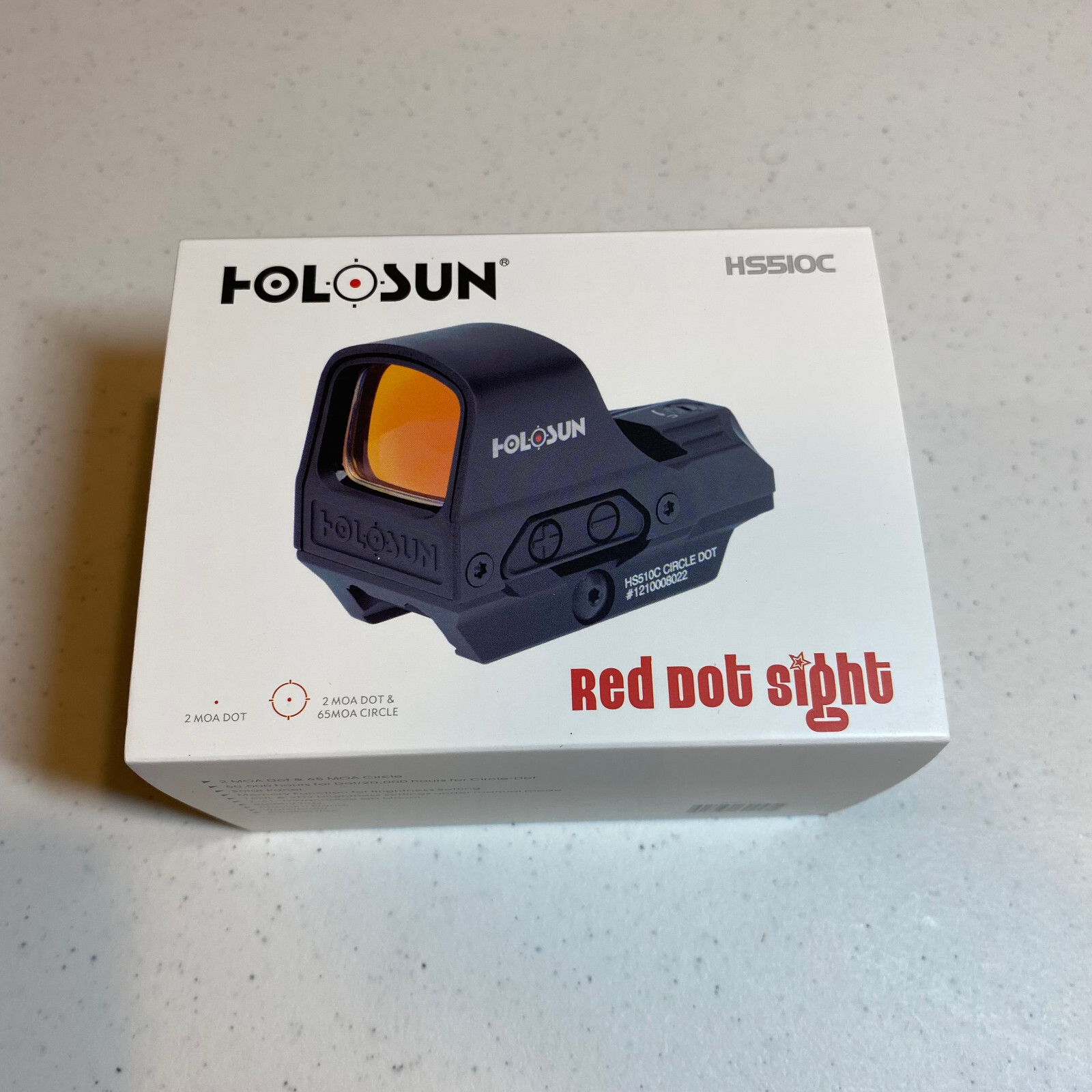 Holosun Technologies HS510C 510C Open Reflex Circle Red Dot Sight ...
