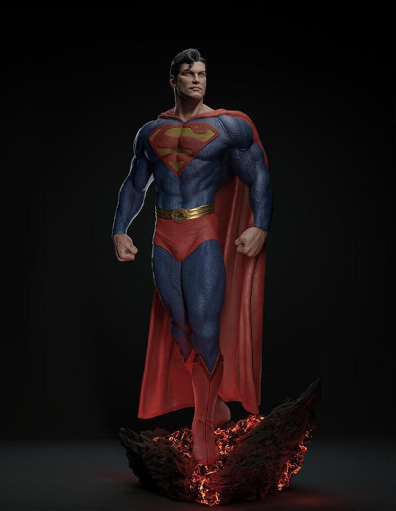 1/6 1/4 Superman 3D Print Garage Kit Figure Model Kit Unpainted ...