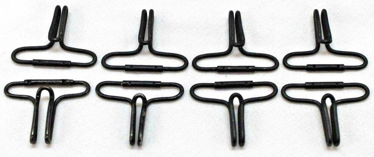 Blackened Steel Suspender Wire Hooks 1 3/4L x 1 7/16H x 6/16inW lot of ...