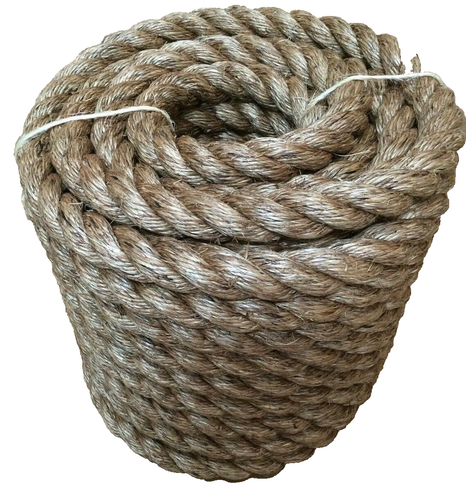 1-1/4" X 100' OUTDOOR MANILA ROPE Dock Tree Work Hemp Farm Nautical ...