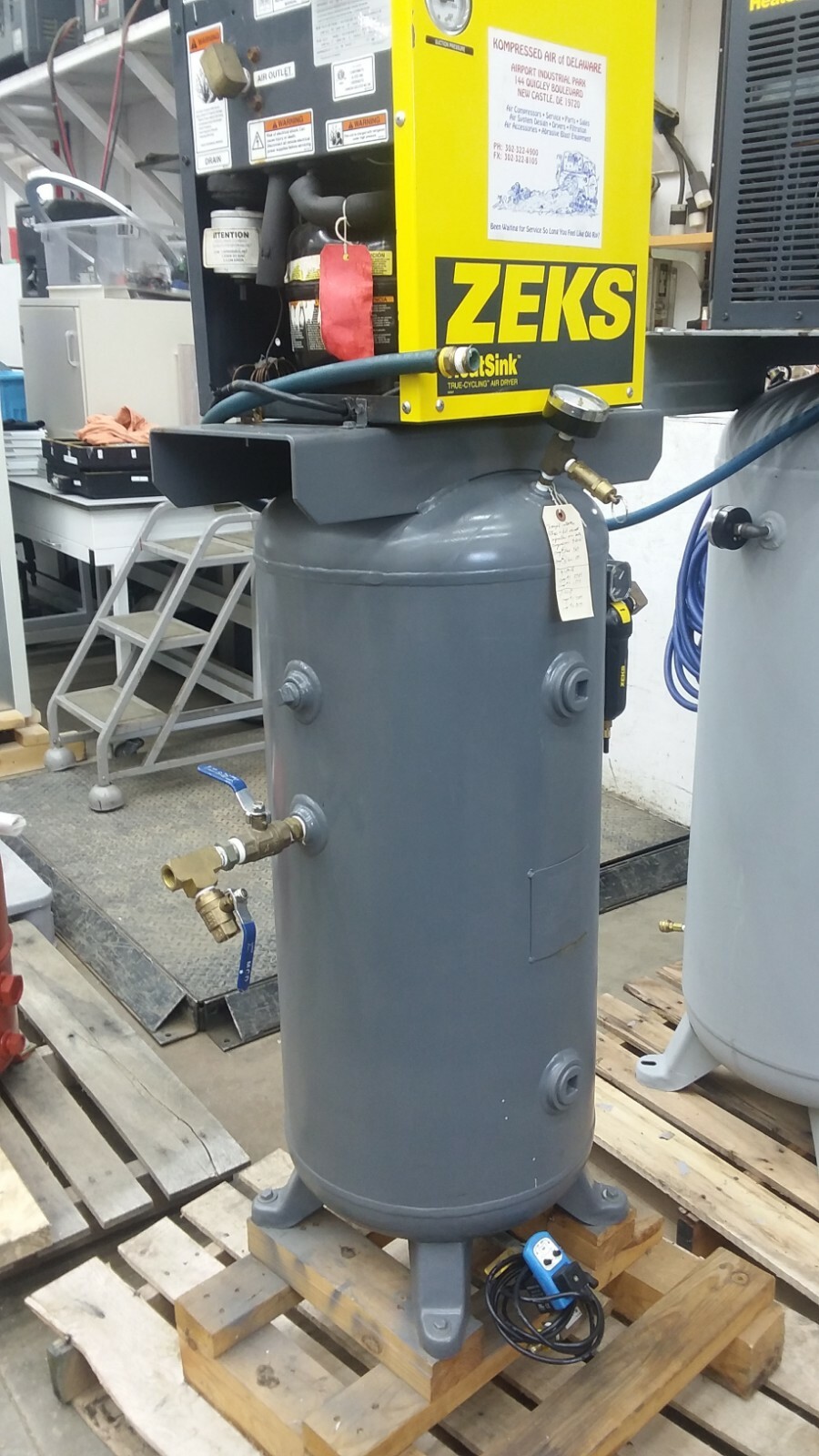 ZEKS 10HSEA100 HEATSINK TRUE-CYCLING REFRIGERATED COMPRESSED AIR DRYER ...