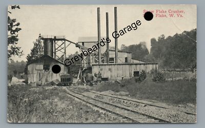 RPPC Coal Mine Mining Crusher Snow Flake SNOWFLAKE WV Real Photo ...