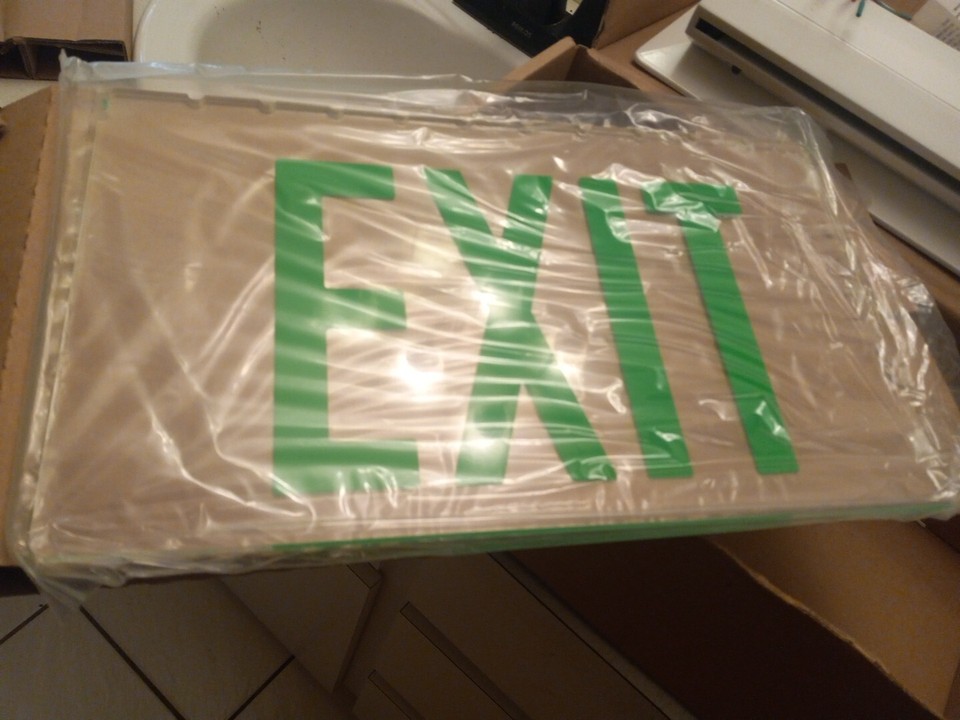 Isolite - Edge Lit LED Exit Sign ELT - New in box | eBay