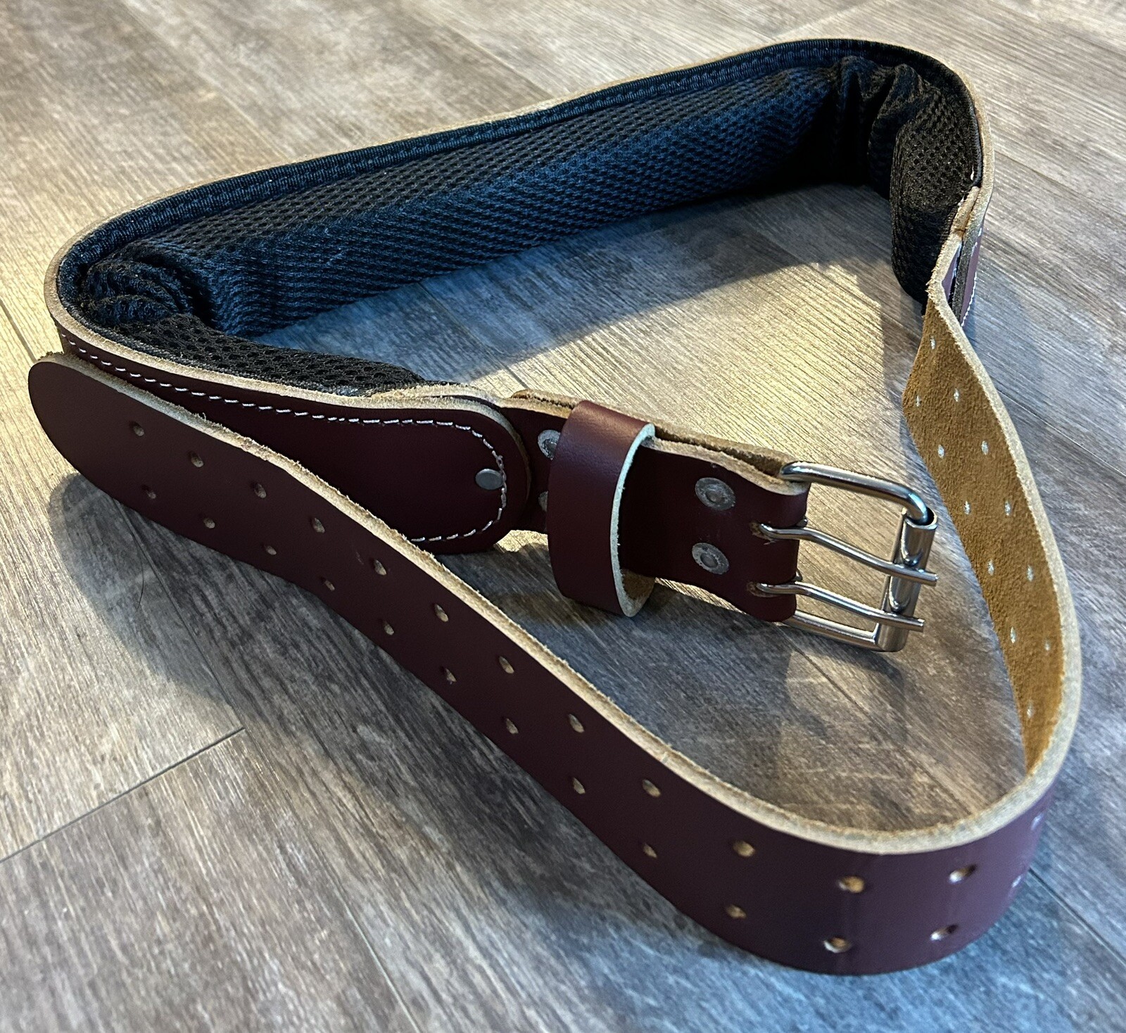 Rig gears padded tool belt 2 inch adjustable electrician tool belt ...