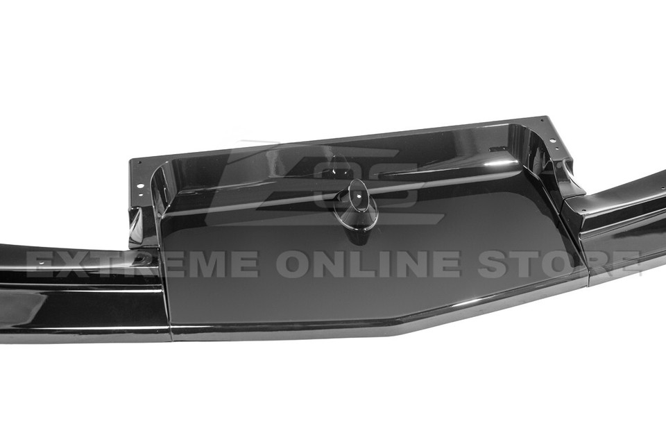 For 97-04 Corvette C5 Performance GLOSSY BLACK Front Bumper Vented Lip ...