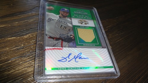 2012 TOPPS TRIPLE THREADS SHAUN MARCUM #49/50 G.U./ AUTOGRAPHED ...