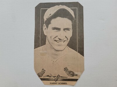Harry Schmiel Columbus Red Birds 1939 Baseball Player Panel RARE! | eBay