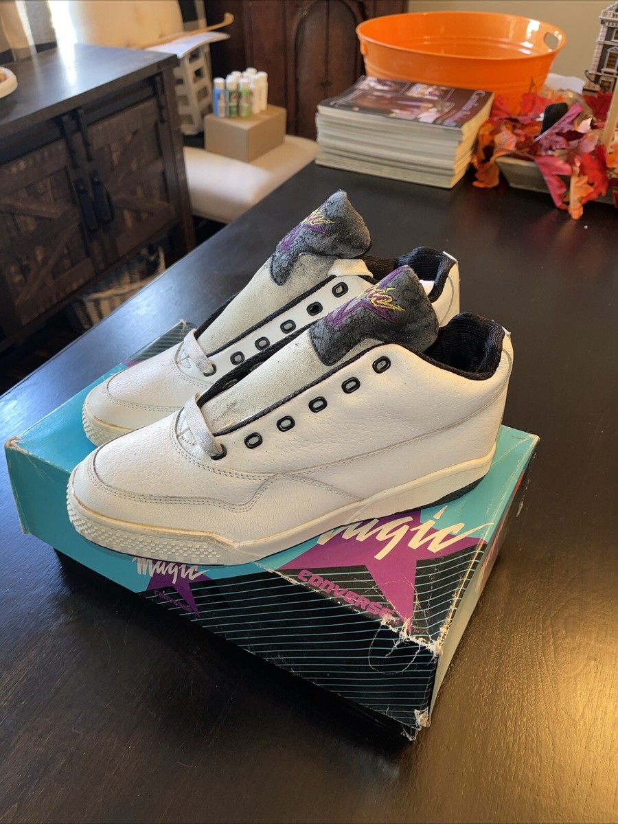 Vintage 1990s Converse Magic Johnson Signature Coolin Mid Hi Vintage 1990s Converse Magic Johnson Signature Coolin Mid Hi