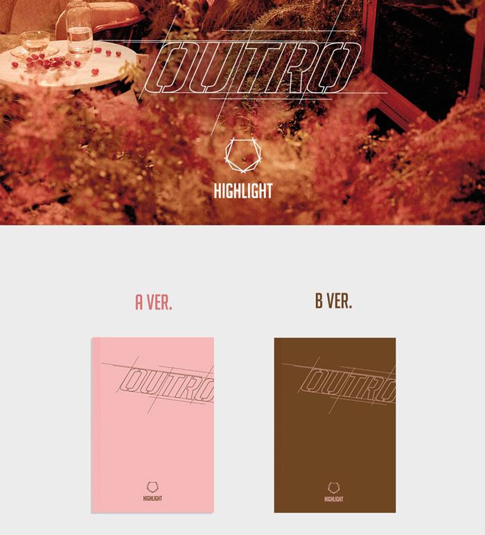 HIGHLIGHT [OUTRO] Special Album / CD+POSTER+Photo Book+2 Photo Card K ...