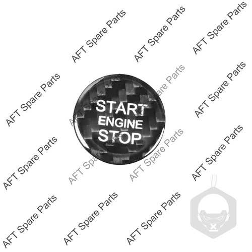 Carbon Fiber Engine Start Stop Button Push Switch Cover For Audi A4 A5L ...