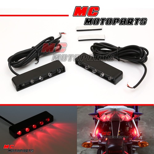 Foot Pegs LED Red Signals Light For 990 Adventure SMR 950 SMC 660 640 ...