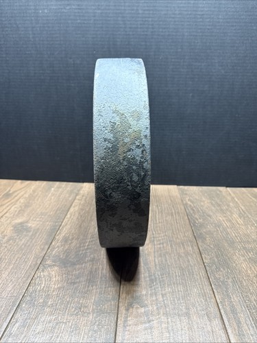 Vintage Cast Iron Pully Wheel Rusty Rustic Steampunk Barnfind Lamp Base ...