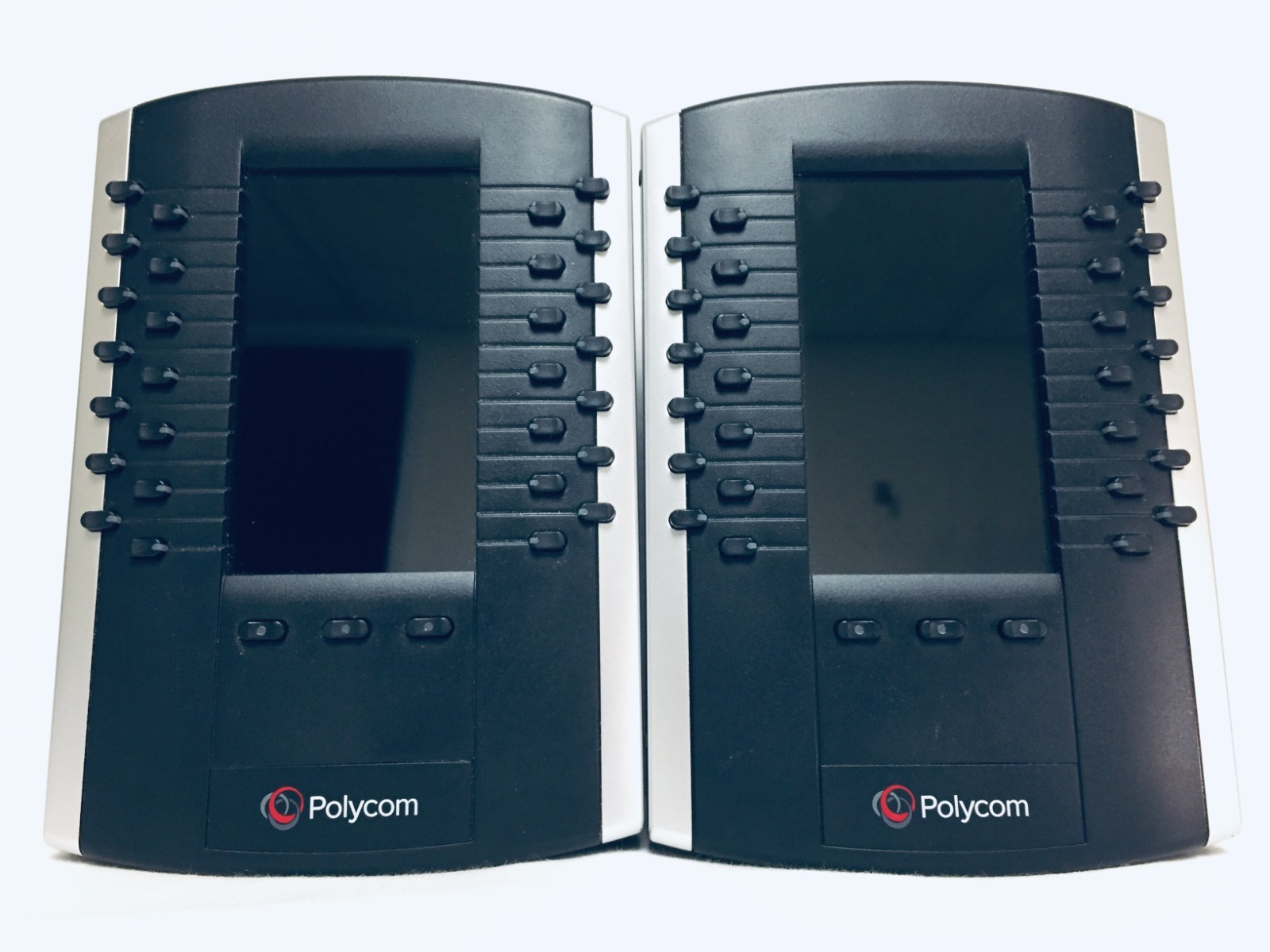 Lot of 2 - Polycom VVX Color Expansion Module 2201-46350-001 - Complete ...