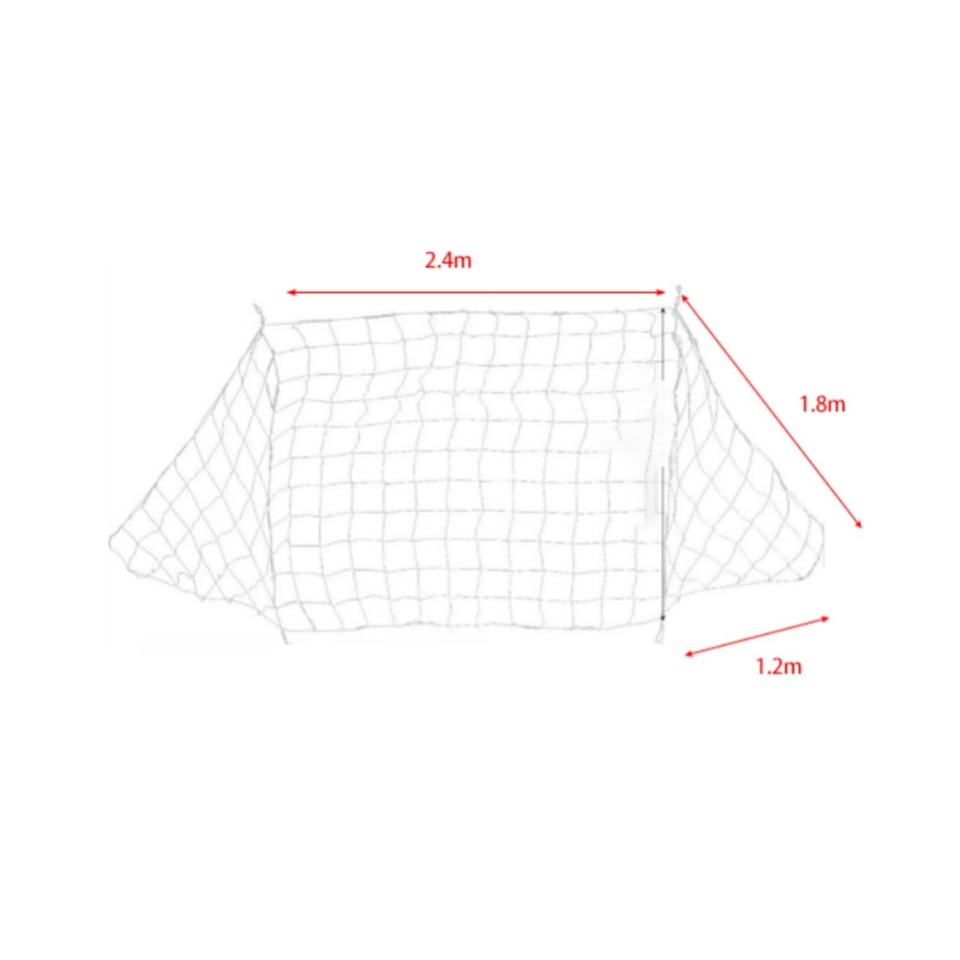 Football Soccer Net,Sports Replacement Soccer Goal Post Net Full Size 6 ...