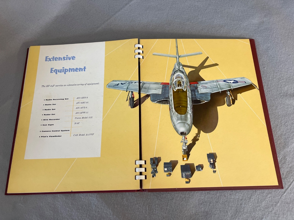 Vintage Military Jet Book RF-84F Thunderflash Production Republic ...