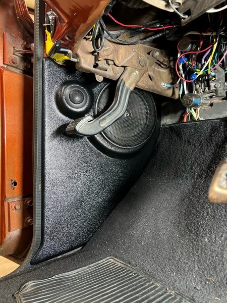 Q-Logic Custom Kick Panel Speaker Mounts Chevy C10 C20 C30 K5 Suburban ...