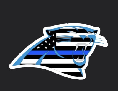 CAROLINA PANTHERS Logo Sticker Bat Stickers Car NFL Football Decal | eBay