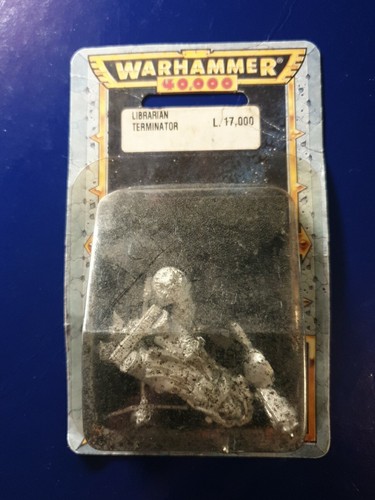Warhammer 40K Space Marine Librarian Terminator, 1997, Metal, OOP, NIB ...